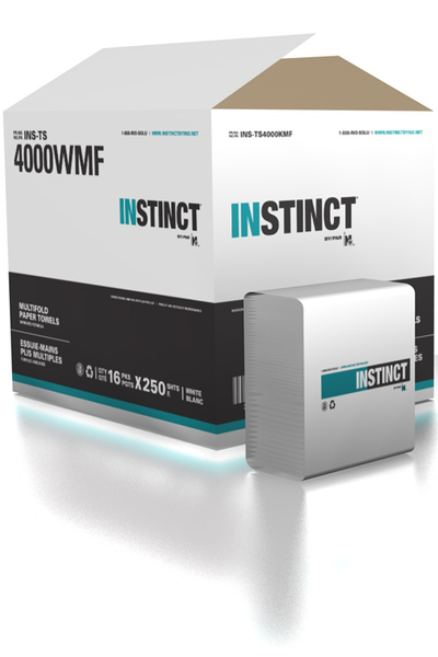 Multifold Paper Towels, White, 250 sheets–O-max